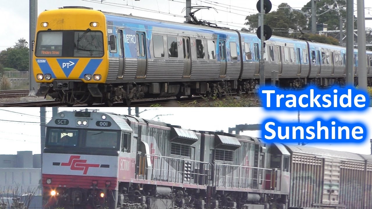 Trackside at Sunshine; Metro, V/Line, Freight, & The Great Southern ...