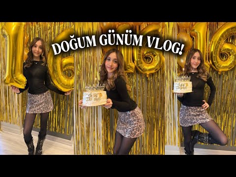 16. DOĞUM GÜNÜM VLOG🎂| Hazırlık, Alışveriş, Pasta, Hediyelerim🎁, Sürpriz… | Simaliskoo