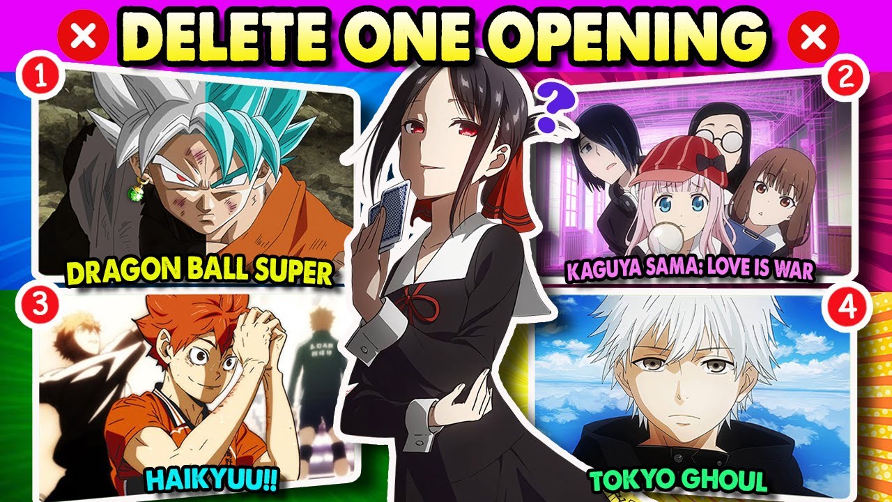 DELETE ONE OPENING IN EVERY ANIME part 2 🎮 🤯 | Anime Quiz - YouTube