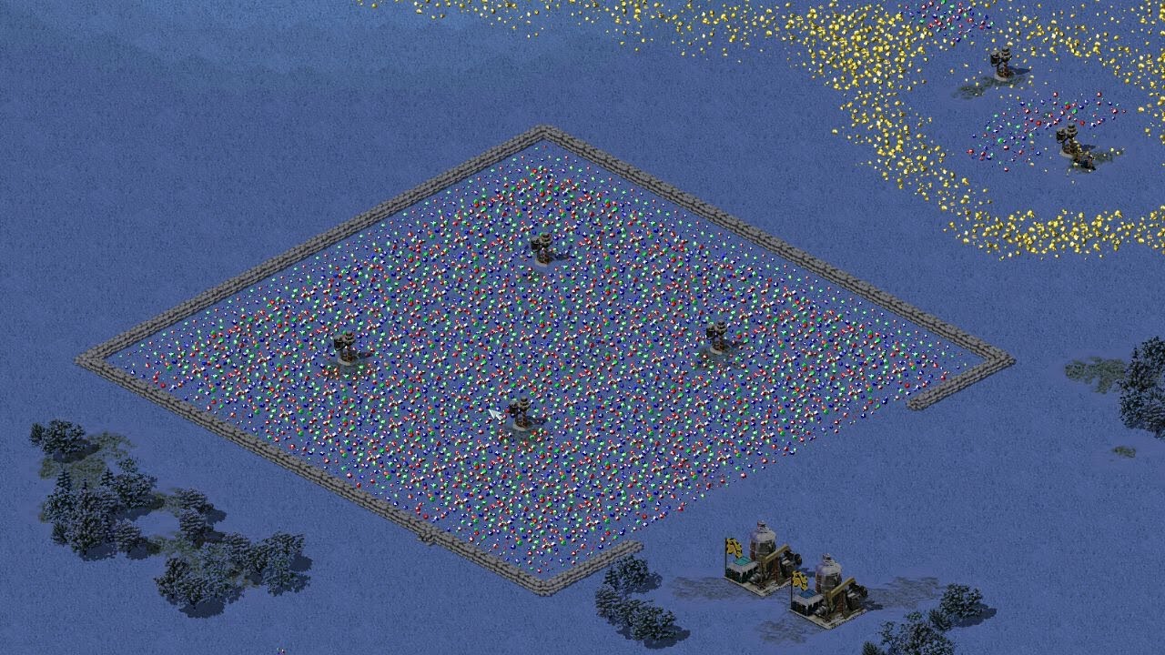 Red Alert 2 | Extra Hard Ai | 7 Vs 1 | Seven And One Map - YouTube