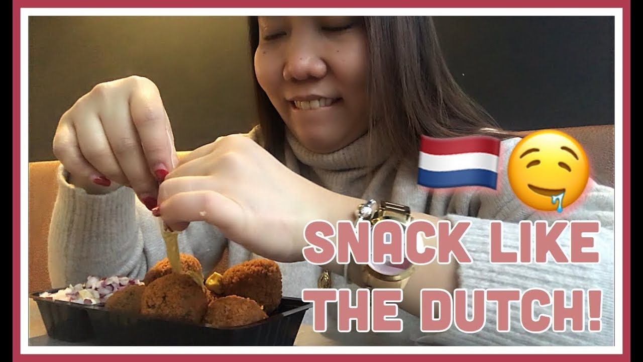 EATING DUTCH SNACKS!!! (Volendam, Netherlands) 😭🇳🇱 | iamkheypable - YouTube