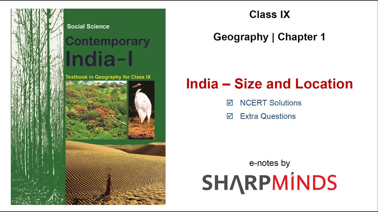 Class 9 | Geography | Chapter 1 | India - Size and Location - YouTube