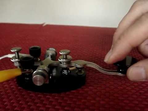 Telegraph key - YouTube