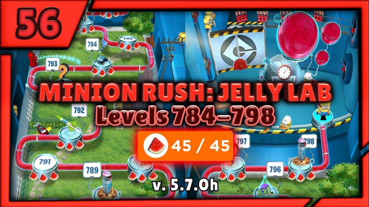 Minion Rush: Jelly Lab (v. 5.7.0h) | Levels 784-798 – All Fruits ...