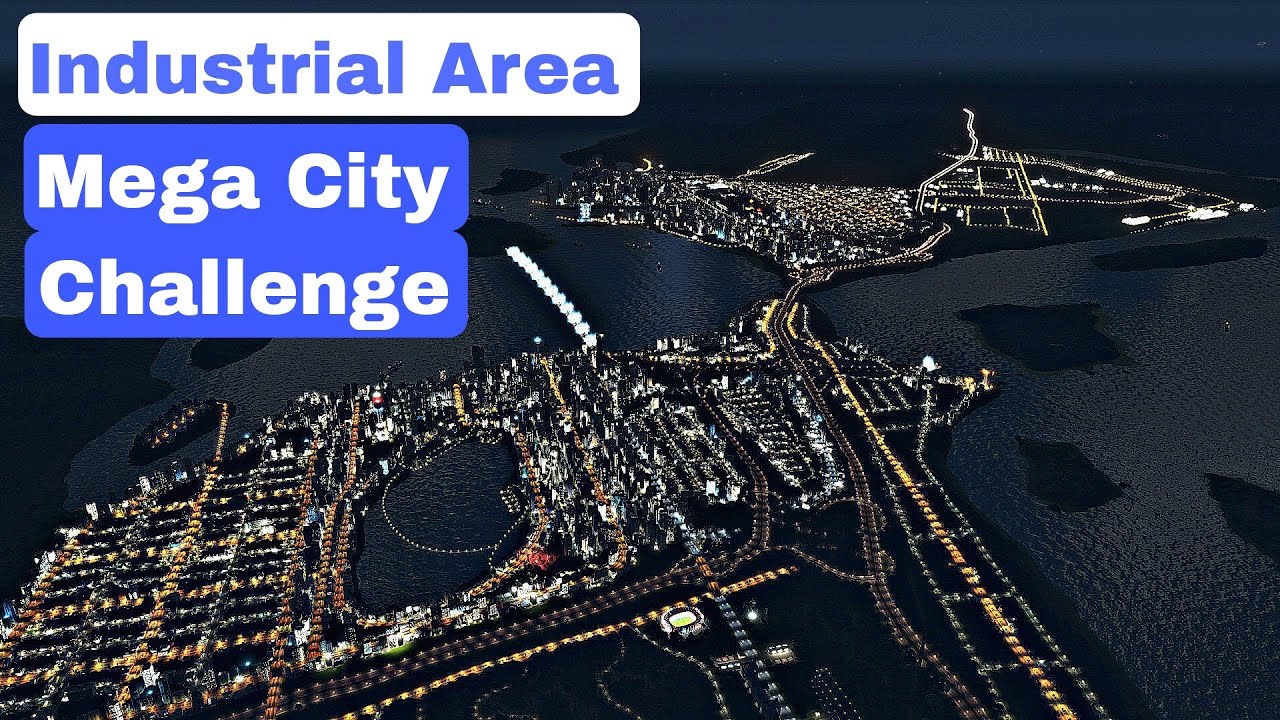 Mega City - Cities Skylines - Full Map Mod Challenge - EP4 - YouTube