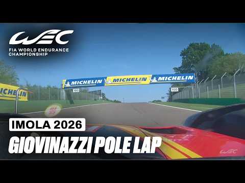 Antonio Giovinazzi Onboard Pole Lap Ferrari Hypercar | 6 Hours of Imola 2026 | FIA WEC