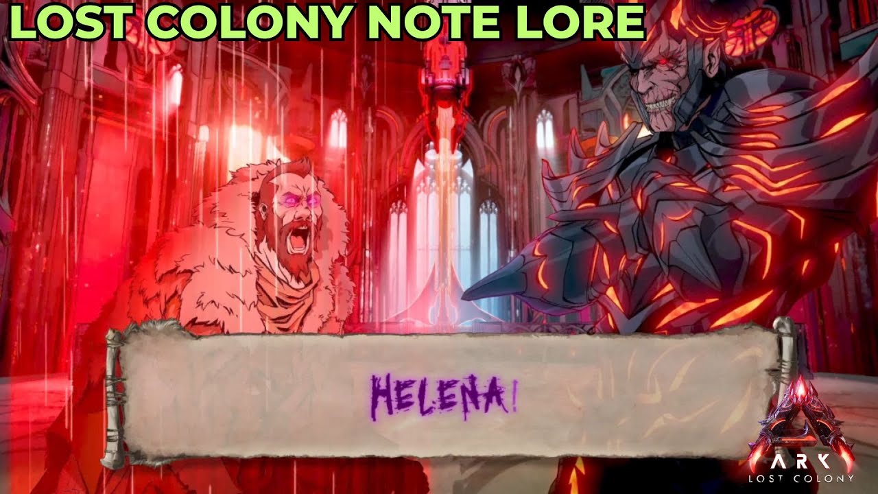 All Lost Colony Explorer Notes Lore Voiced | ARK Survival Ascended ...