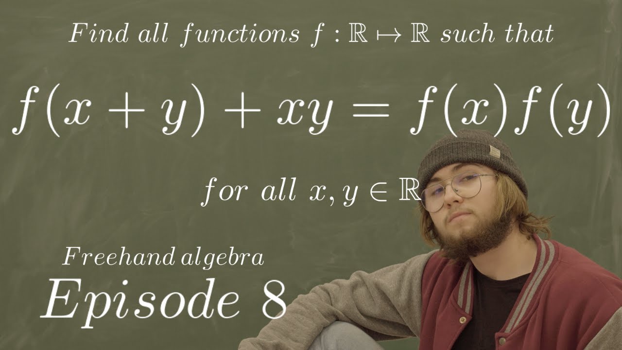 A Quick Multiplicative Functional Equation | Laid Back Math, Episode 8 - YouTube