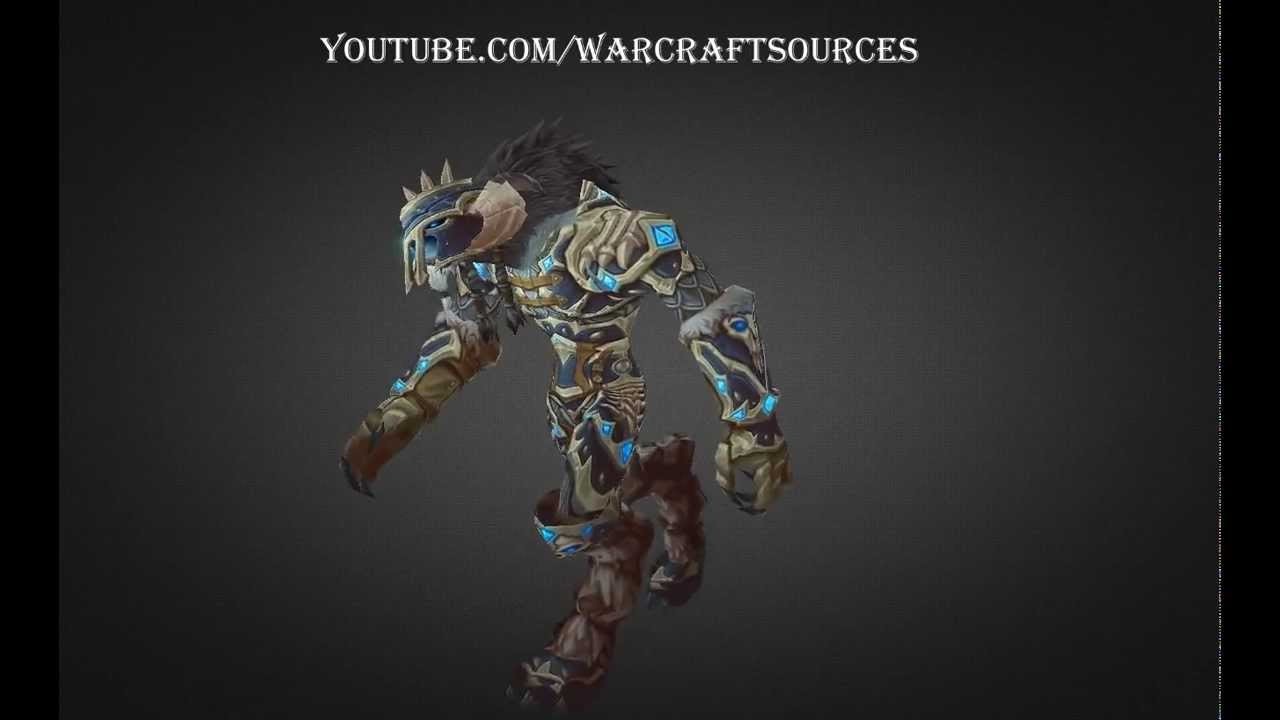 Worgen Death Knight Challenge Mode Set - Lich Lord Armor - YouTube