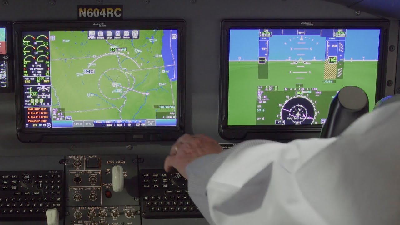 Challenger 604 – Pro Line Fusion Tour - YouTube