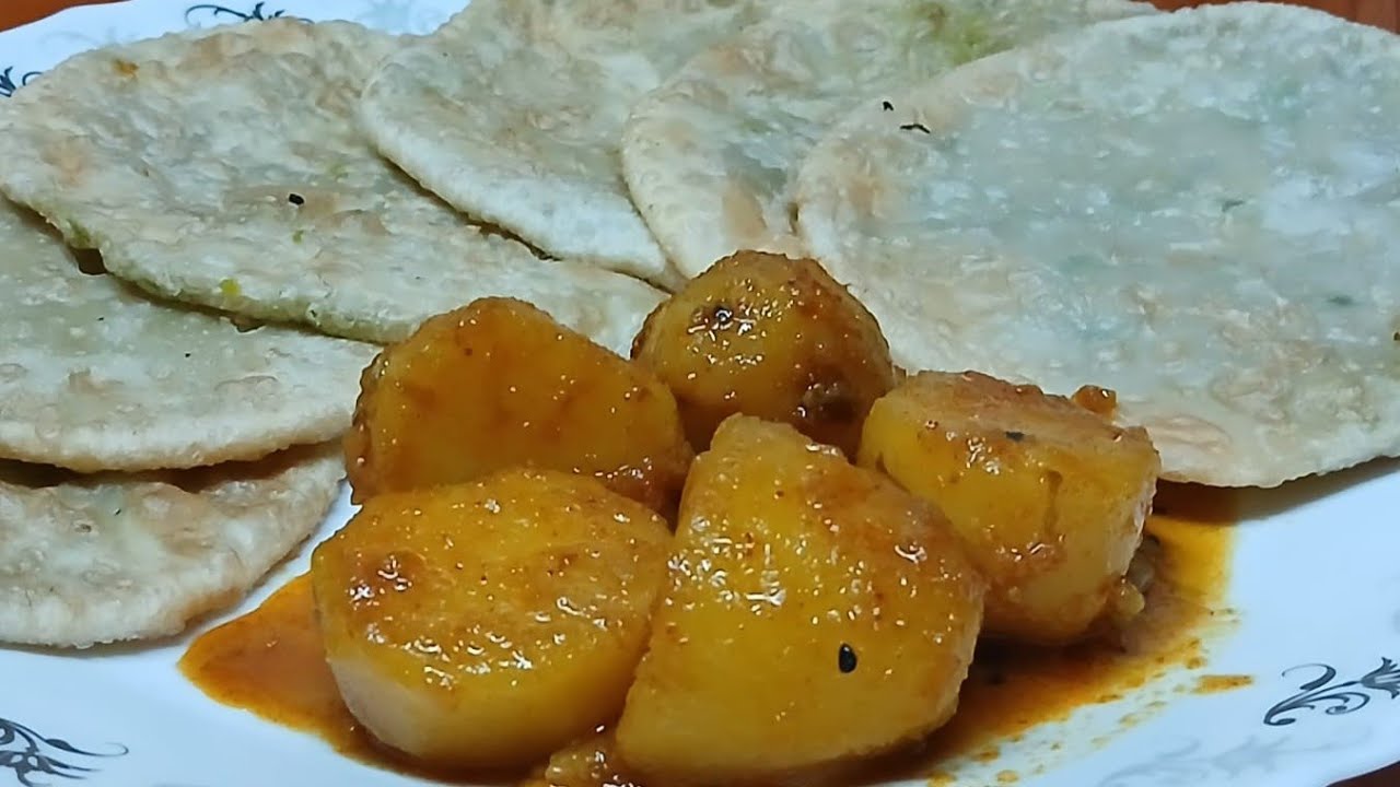 Green Peas Masala Puri | Matar Ki Masala Poori Recipe | matar bedmi ...