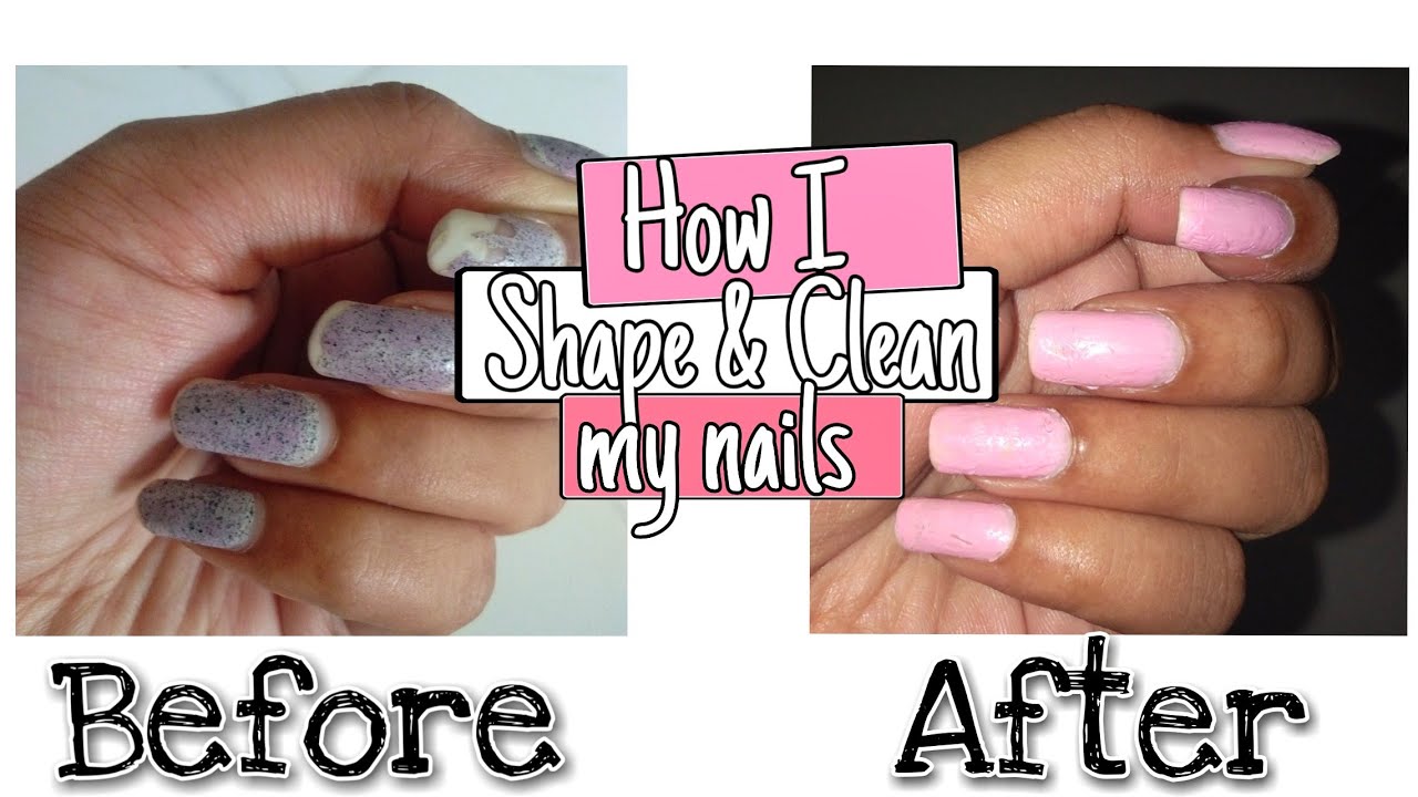 How To Shape Your Nails How To Shape And File Your Nails Easy Nail