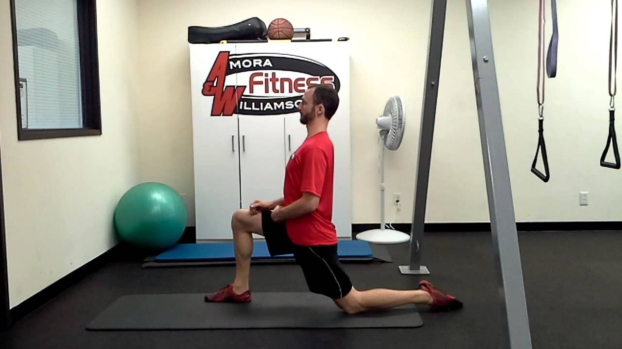 Kneeling Hip Flexor Stretch - YouTube