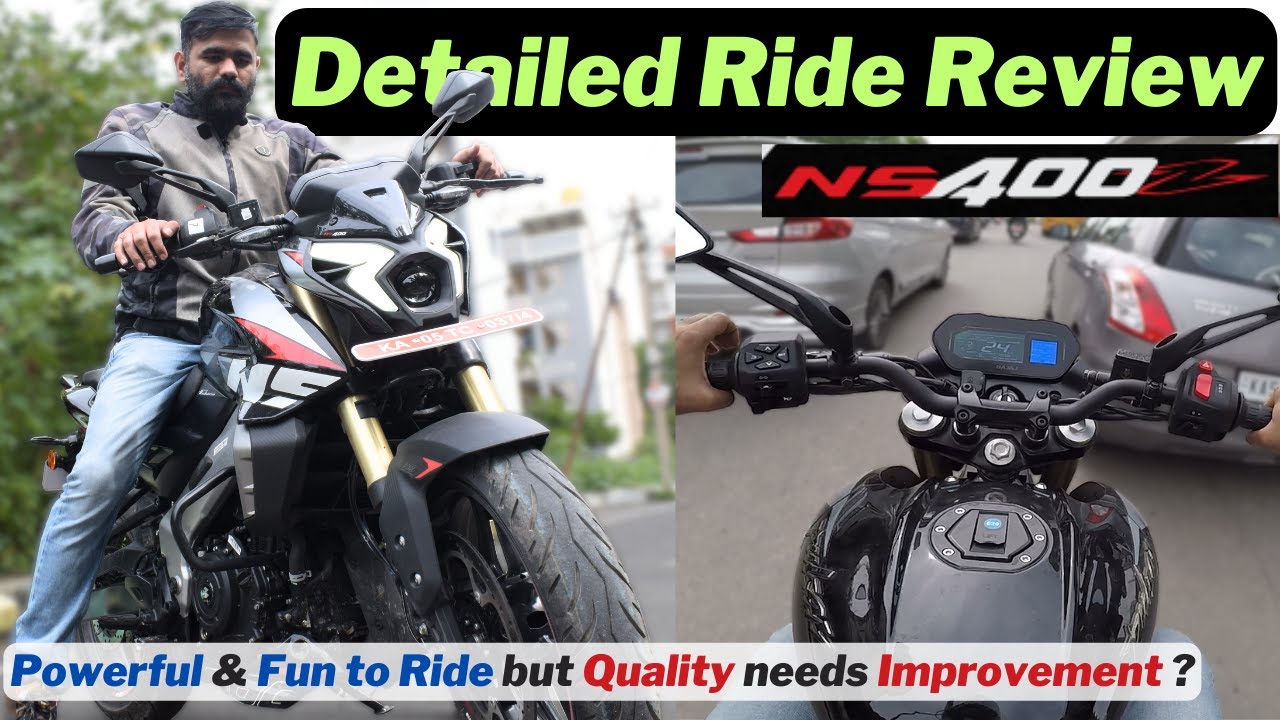 Pulsar NS 400z Detailed Ride Review 😇| Pros & Cons | Best 400 cc ...