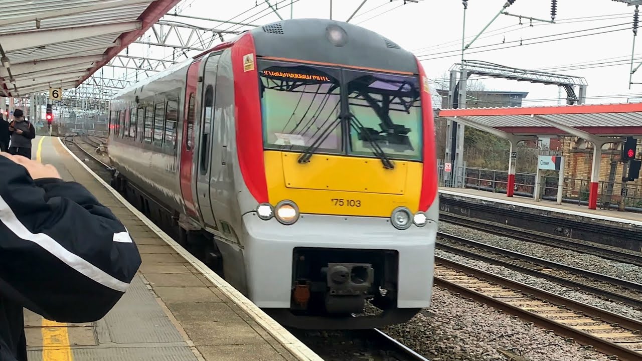 TfW class 175 entering Crewe - YouTube