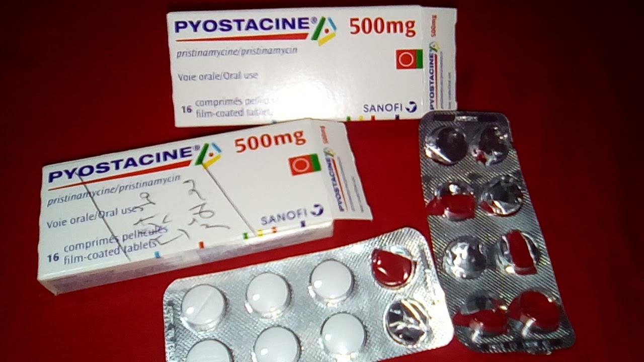 دواء PYOSTACINE اكثر فعالية ضد البكتيريا لالتهابات الانف الحنجرة الاذن ...