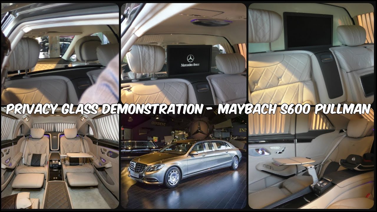 Privacy Glass Demonstration | Mercedes-Maybach S600 Pullman | Monterey ...
