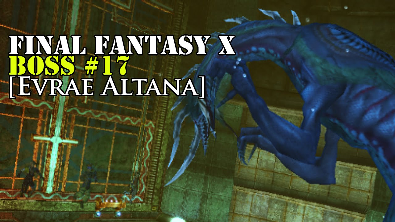 Final Fantasy X [PCSX2] - Boss Battle #17- Evrae Altana - YouTube