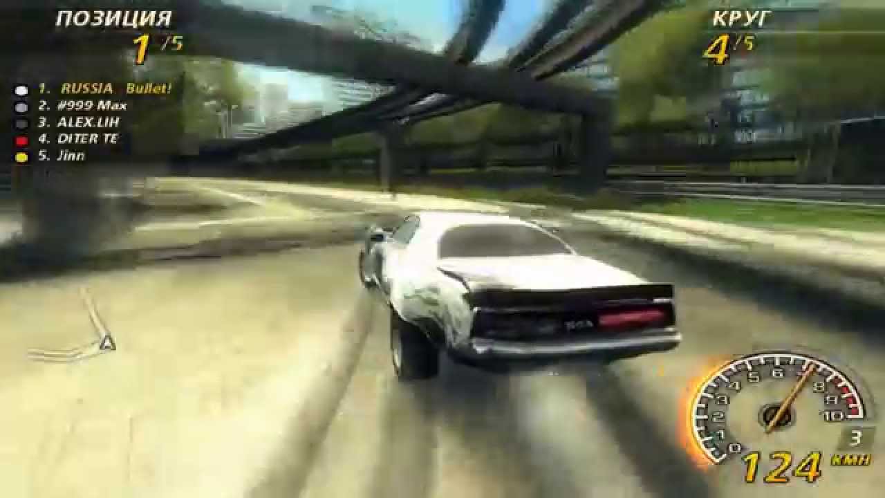 FlatOut 2, RUSBGT, Downtown 2, Bullet GT, 2x - YouTube