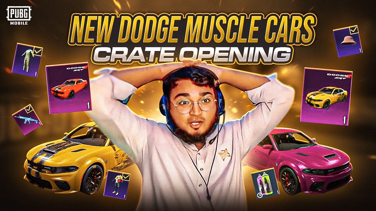 PUBG MOBILE NEW CARS SKIN | DODGE CARS IN PUBG | 12000 UC ONLY - YouTube