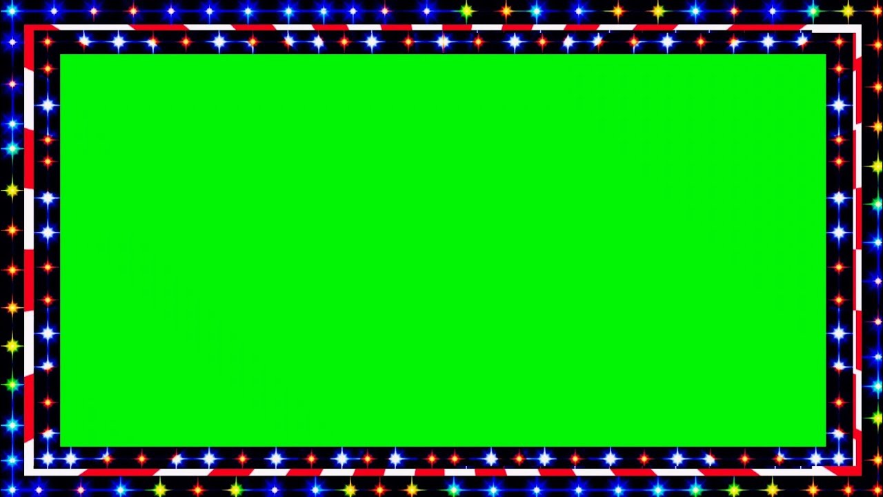 Kinemaster Light Frame Green Screen Frame Video Border Line | FGP Photo ...