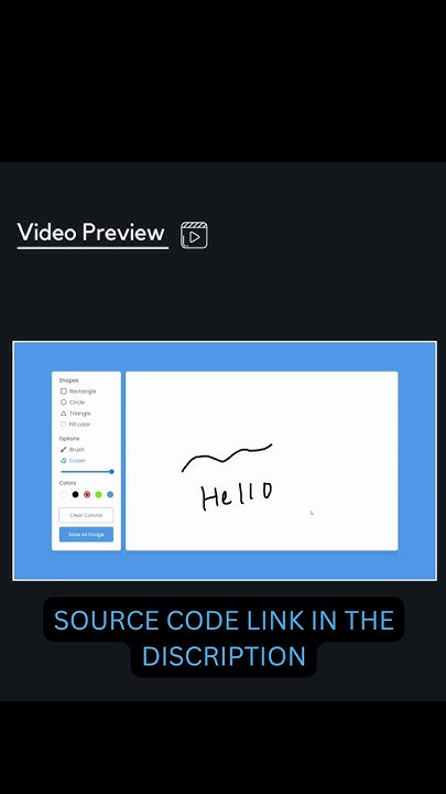 How to make Drawing App Paint App in HTML CSS JavaScript #html_css #shortsvideo #short # ...