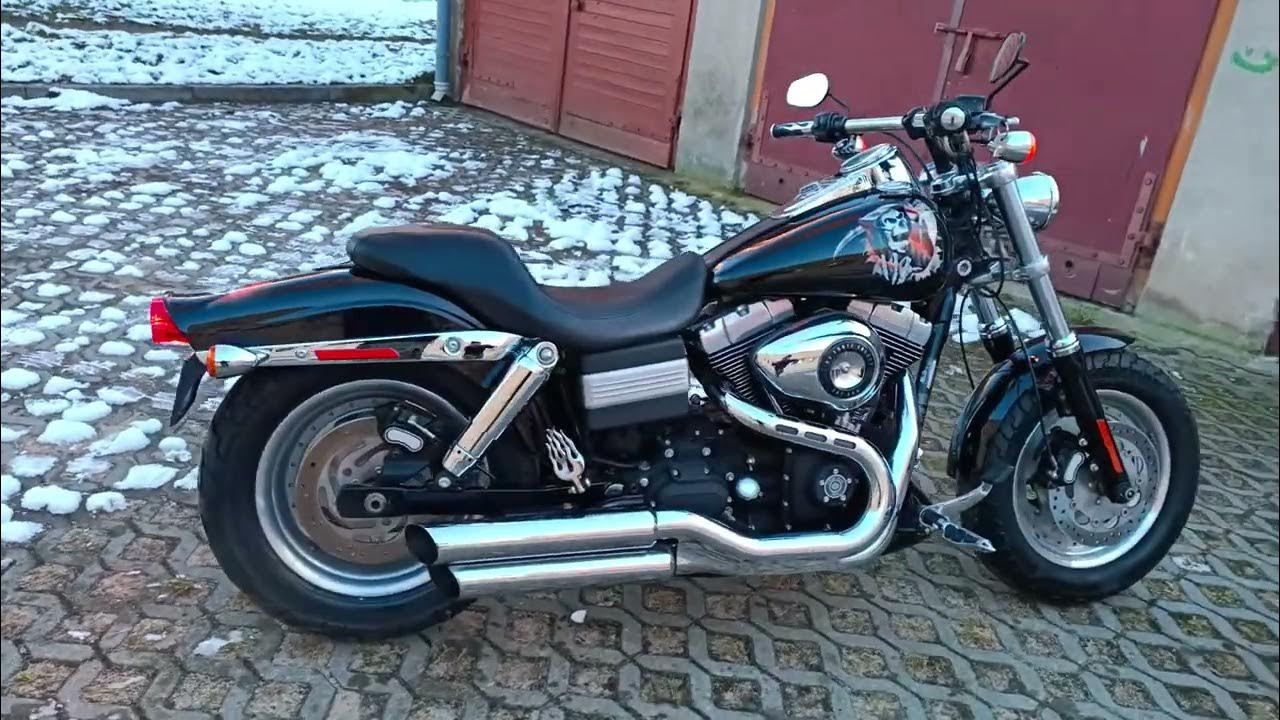 2010 HARLEY DAVIDSON FXDB FAT BOB PYTHON EXHAUST SOUND - YouTube
