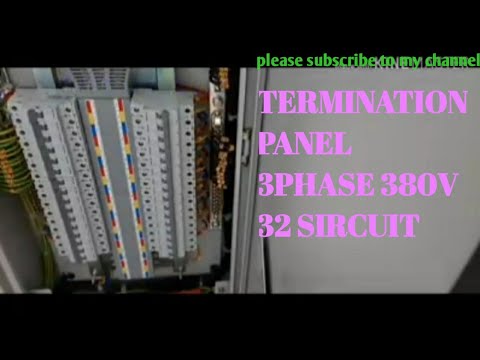 TERMINATION PANEL 3PHASE 380V - YouTube