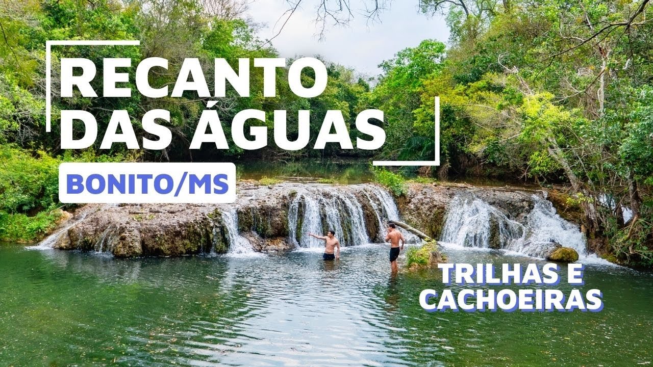 Trilhas e Cachoeiras Recanto das Águas em Bonito MS - YouTube