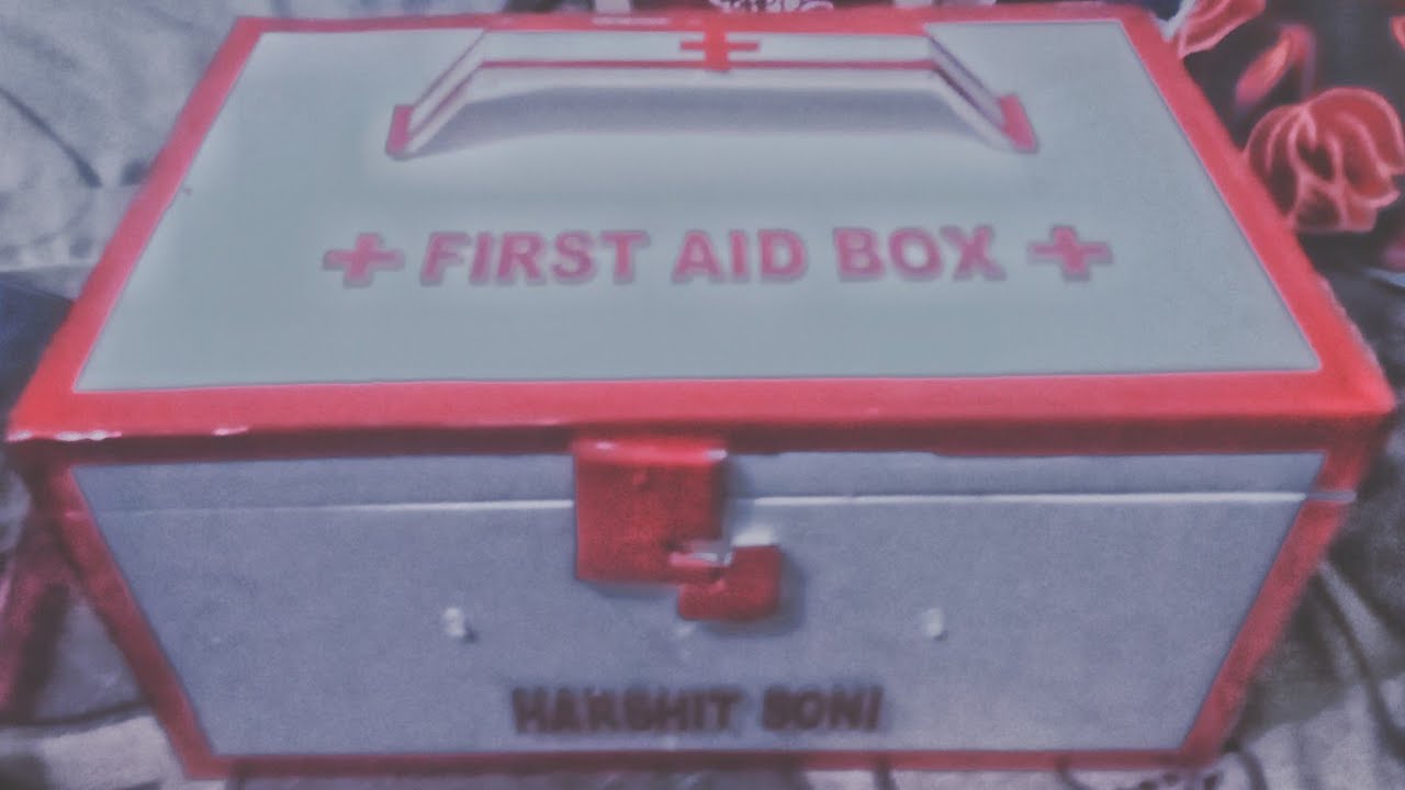My first aid box school project 🔥🔥🔥 - YouTube