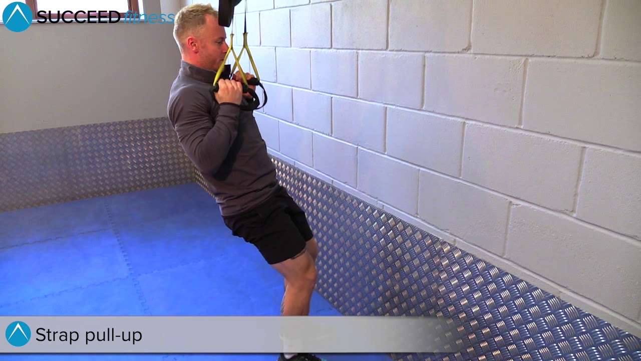 HOW TO: Strap pull-up – A great exercise for the - YouTube