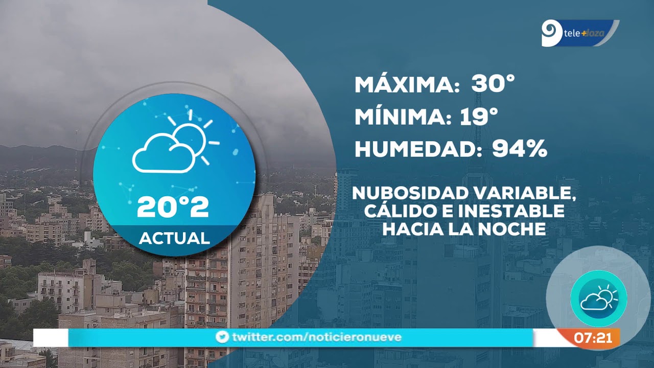 Tiempo: asciende la temperatura este martes - YouTube
