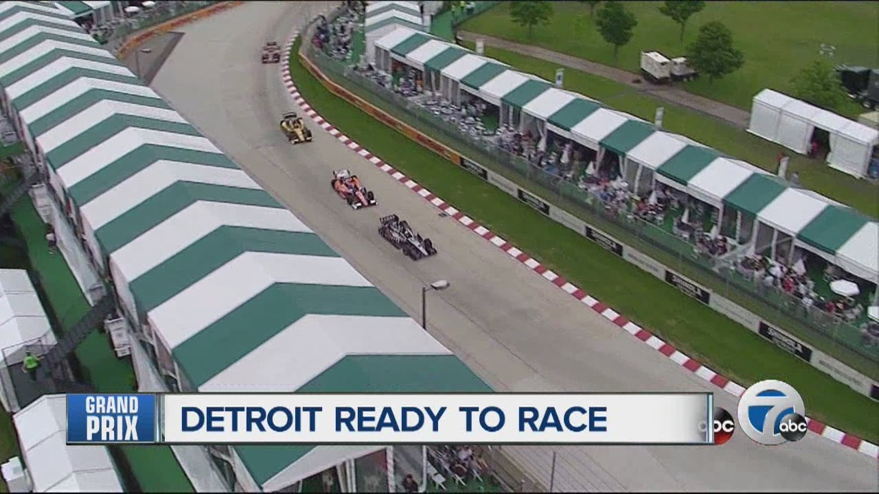Detroit is ready to race! Belle Isle revs up for Grand Prix - YouTube