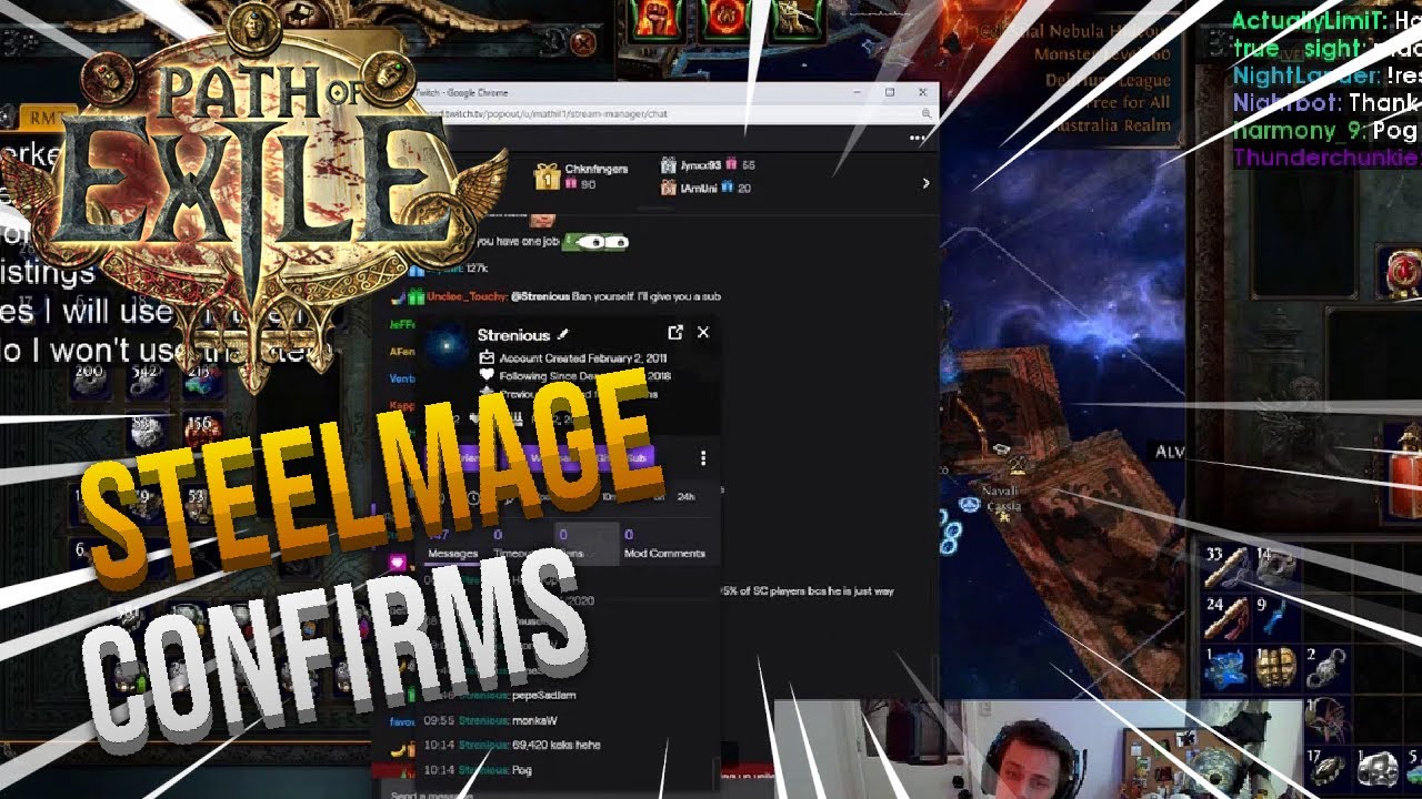 Steelmage confirms Streamer RNG | Daily Path of Exile Highlights - YouTube