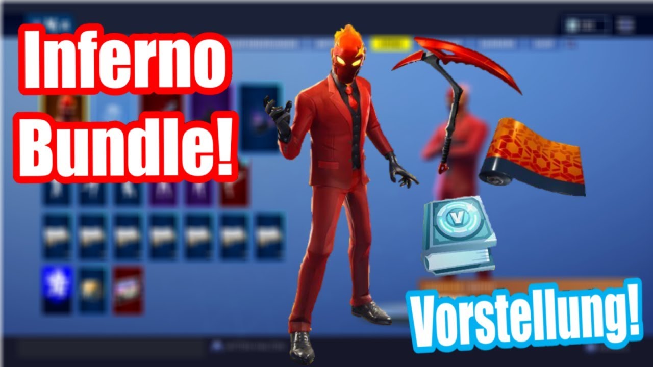 Fortnite Inferno-Herausforderungspaket! | Inferno Bundle Skin ...