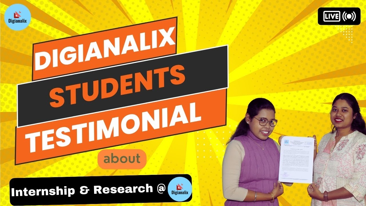 Student Testimonial: DIGIANALIX Students Testimonial About Internship ...