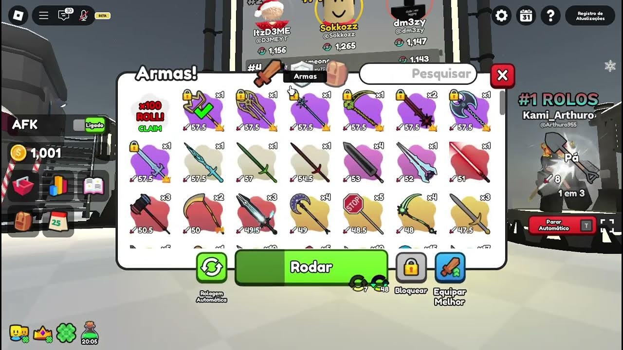 new top 100 sword in RNG Battles!! - YouTube