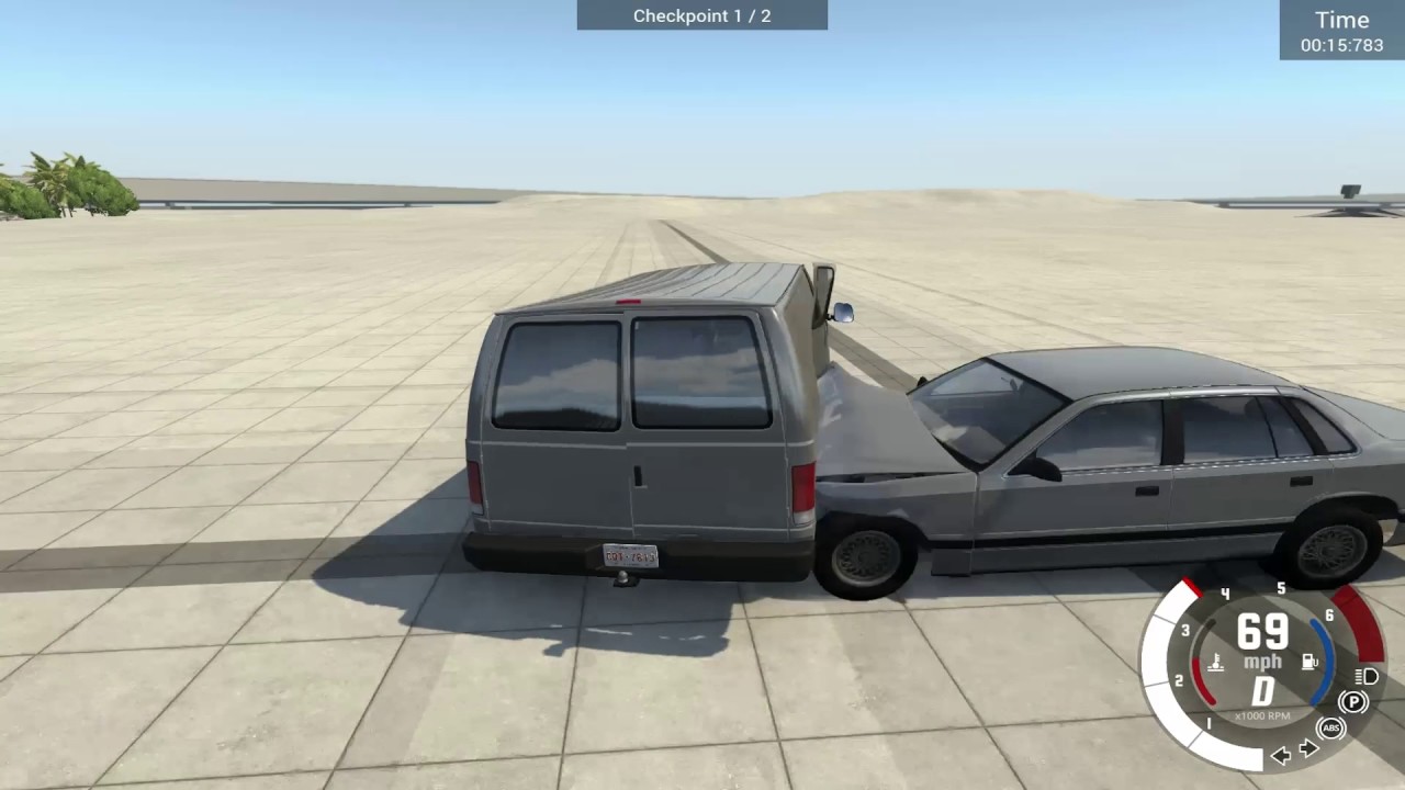 BeamNG.drive: Intersection Scenario - YouTube