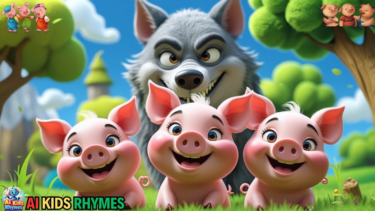 🐷 The Three Little Pigs and the Big Bad Wolf 🐺 - YouTube