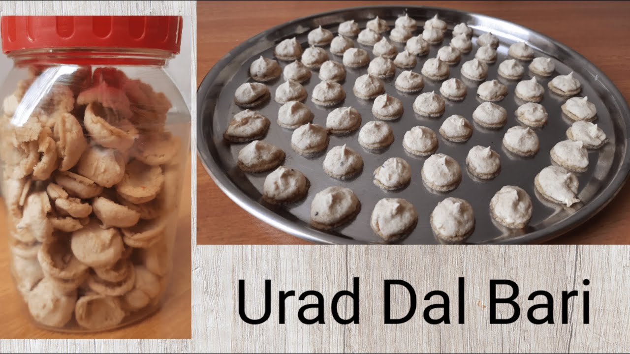 Urad Dal Bari Recipe I उड़द दाल बड़ी Iअदौरी बड़ी I बड़ी रेसिपी I Bari ...