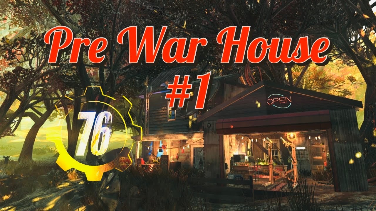 Fallout 76: Pre War House #1 - YouTube
