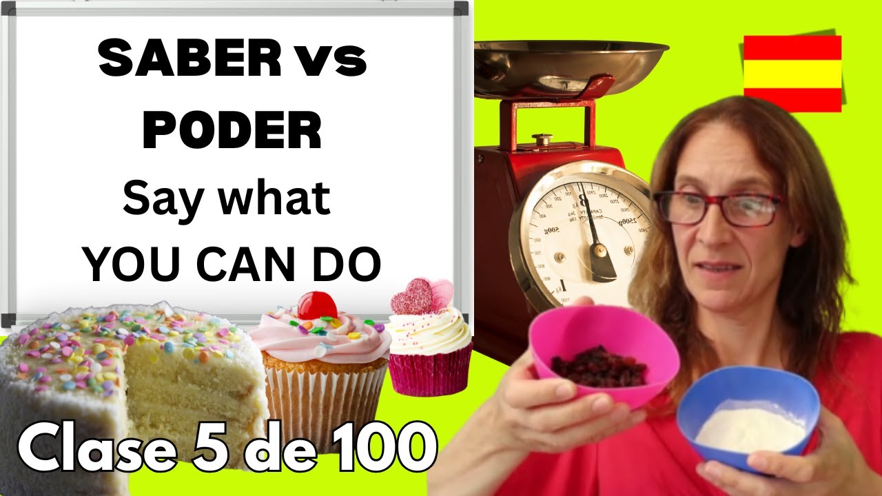 Say what you CAN do in Spanish: SABER vs PODER made super simple - YouTube