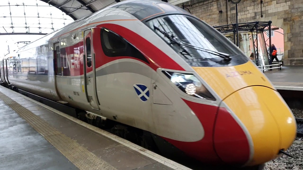 LNER 800104 Arriving At Newcastle (30/12/19) - YouTube