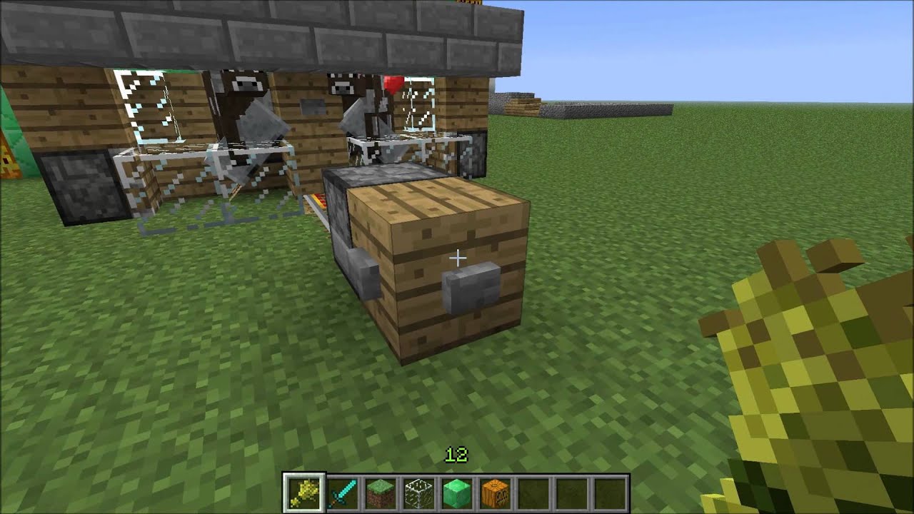 Minecraft Stable Cow Breeder 1.3 - YouTube