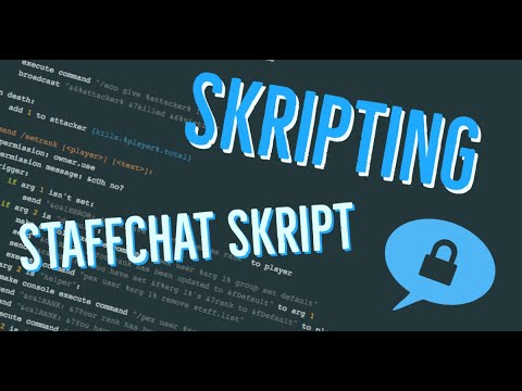 Staffchat Skript - Minecraft Skripting - YouTube