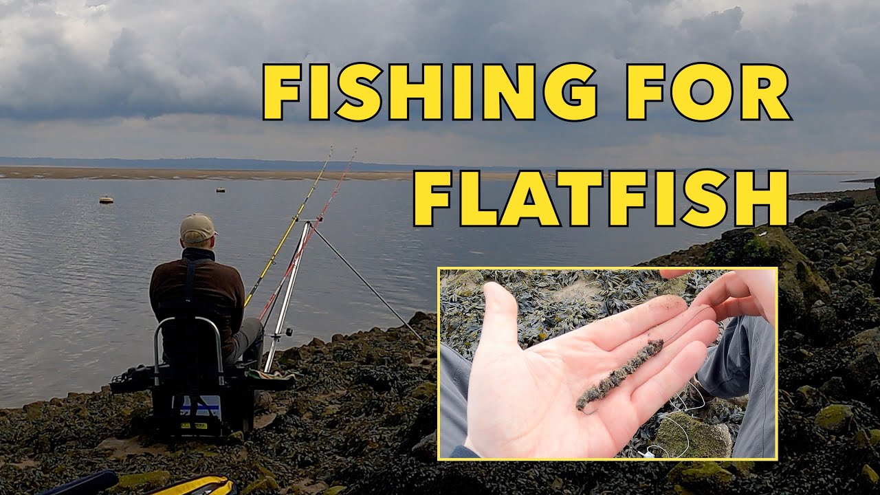 Shore Fishing for Flatfish, Mostyn, North Wales UK Sea Fishing - YouTube