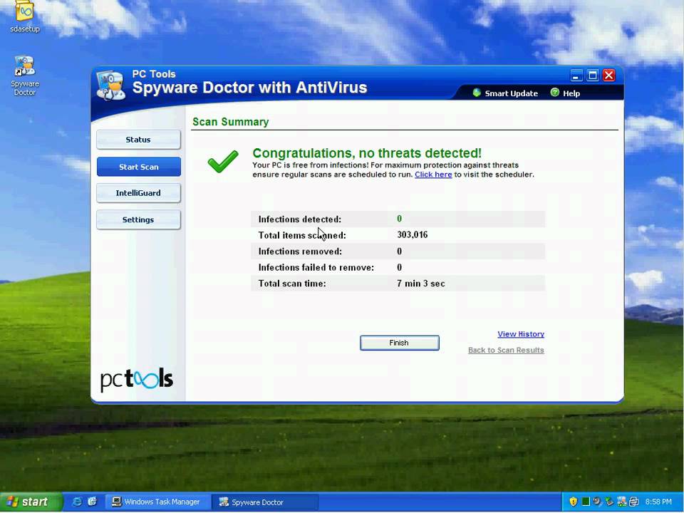 Part Two PC Tools Spyware Doctor with Antivirus 2010 7.0 vs Zero Day ...