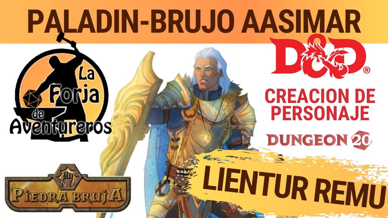 D&D español ⚔️ Hexadin Paladín Brujo Aasimar para Dungeons and Dragons ...