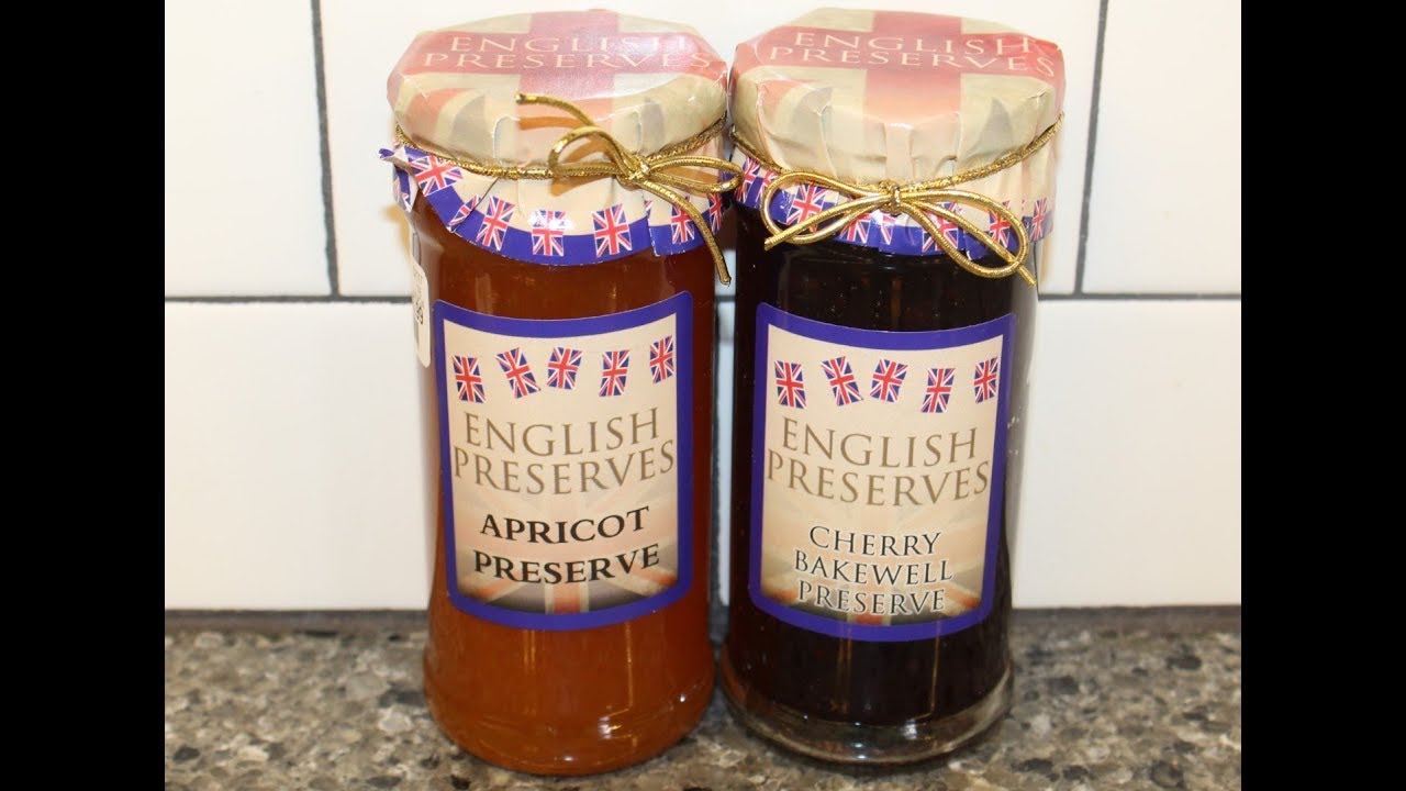 English Preserves: Apricot and Cherry Bakewell Review - YouTube