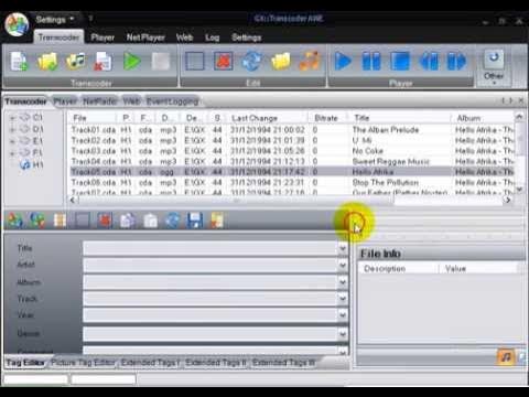 GX Transcoder Tutorial Rip CD Audio (Full Download) - YouTube